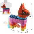 Donkey Pinatas - 2 Sizes Mexican Pinatas with Hanging Loop (13 x17 in ...