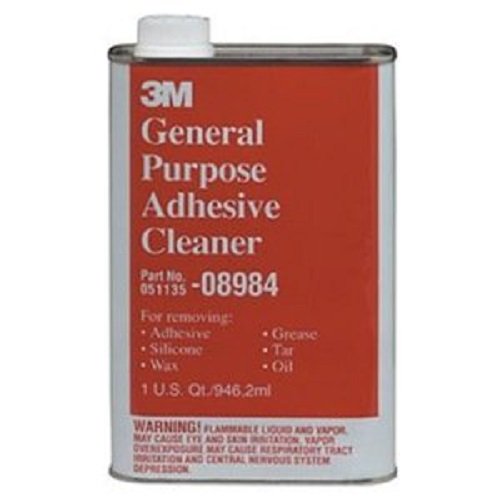 3M 08984 General Purpose Adhesive Remover & Cleaner, Quart, 6-Pack ...