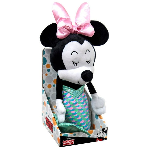 Disney Summer Minnie Mouse Plush [Mermaid] - Walmart.com - Walmart.com