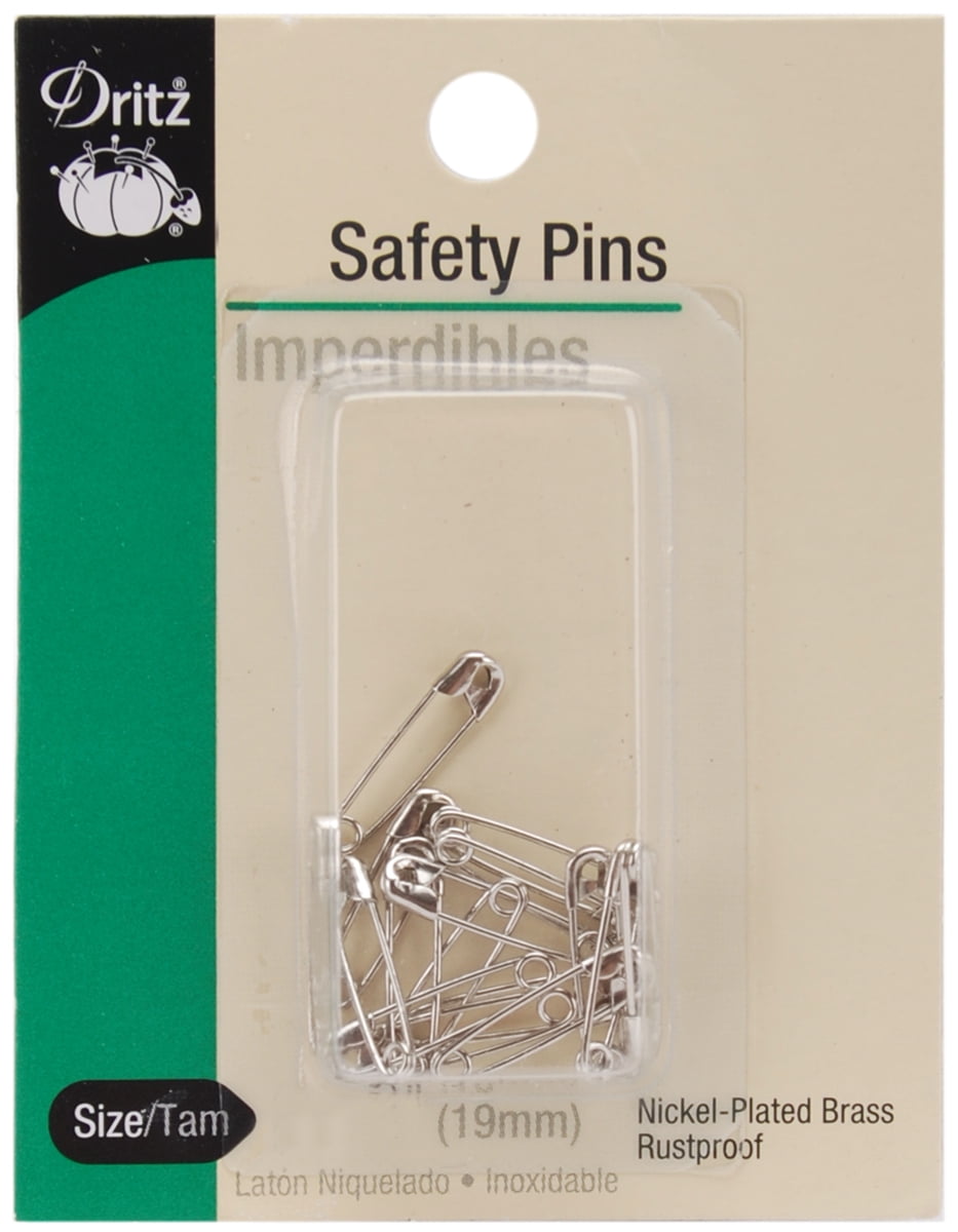 Dritz Safety Pins-Nickel-Plated Steel Size 1 15/Pkg - Walmart.com