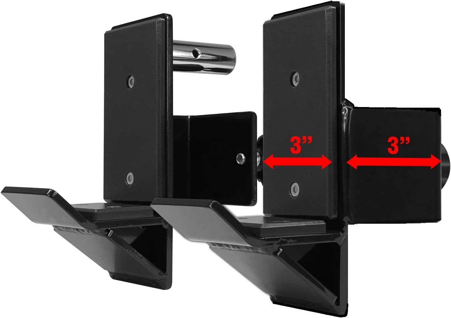 Yes4All 3x3 J-Hook Barbell Power Rack Attachment Pair - Walmart.com