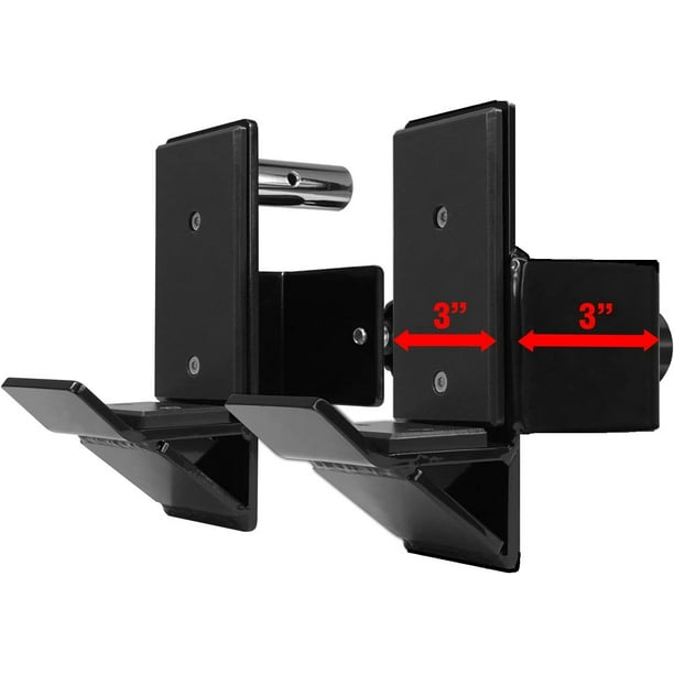 Yes4All 3x3 J-Hook Barbell Power Rack Attachment Pair - Walmart.com