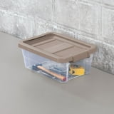Sterilite Plastic 16 Qt. Stacker Box, Taupe Splash - Walmart.com