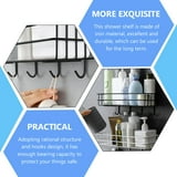 Bathroom Shelf Wall Shower Kitchen Sundries Corner Storage Shelves Wall ...