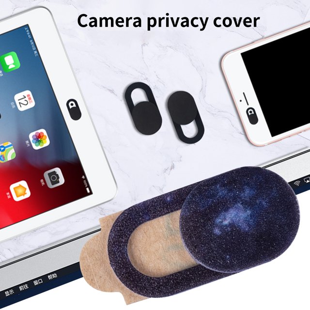 2Pcs Lens Cover Movable Flexible Anti-fall Slidable Privacy Protection ...