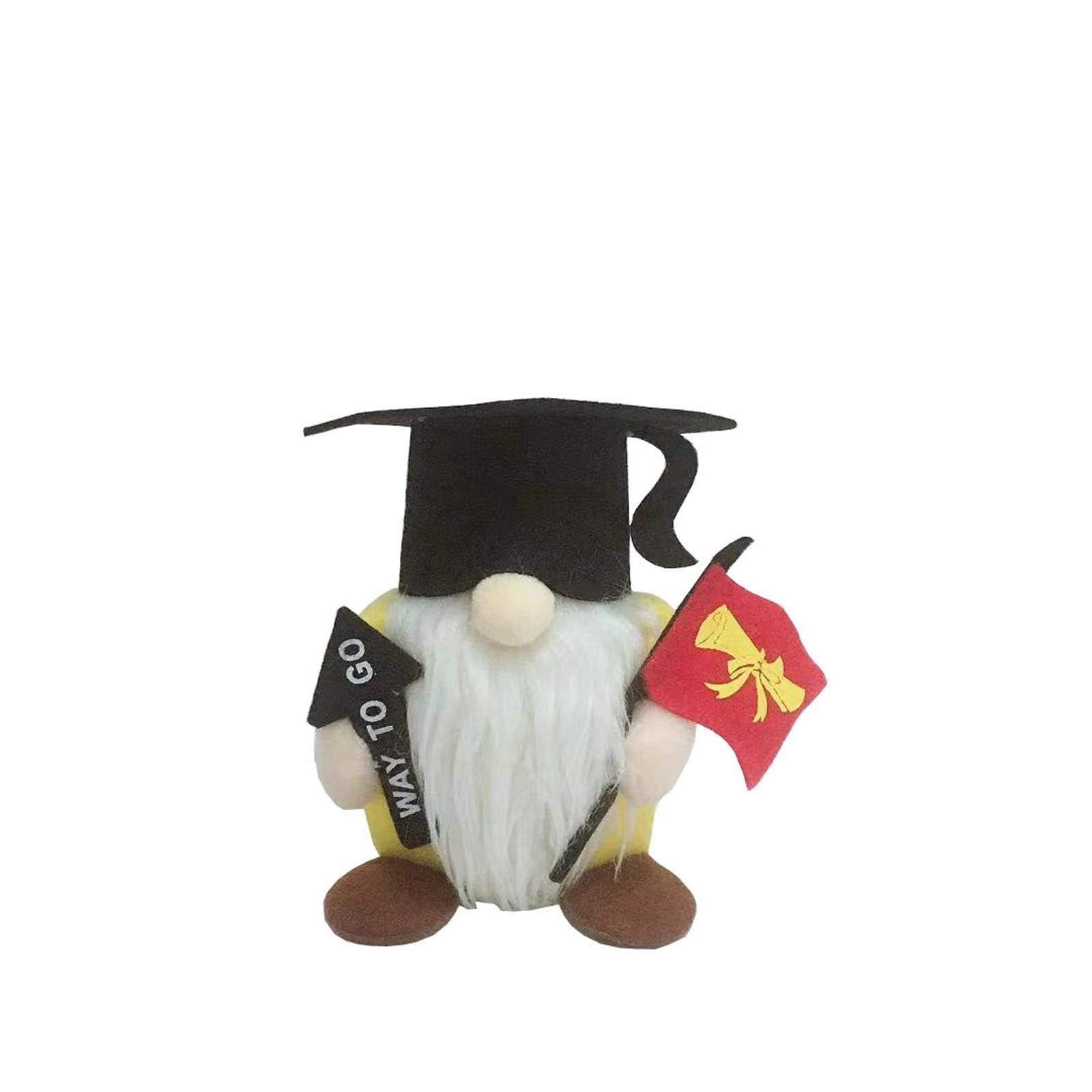 Fridja Graduation Gnomes Faceless Doll ,Plush Dwarf with Graduation Cap ...