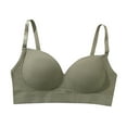 Ahuyic Womens Bra,Summer Plus Size Bra,Womens Solid Color Backless ...