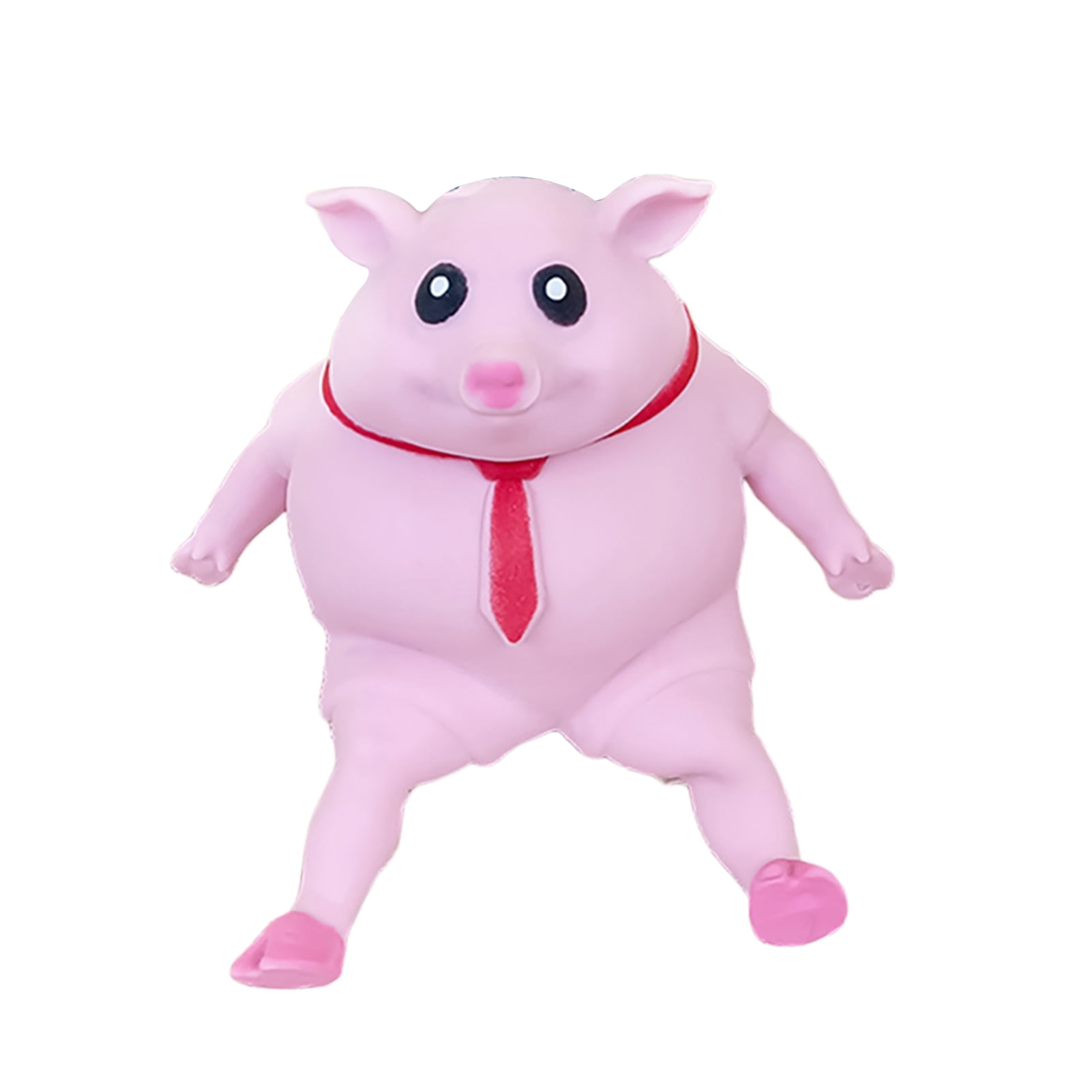 Pink Pig Squeeze Toy - Slow Rebound Soft TPR Stress Relief Toy ...
