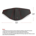 Racing Car Bucket Seat Belt Holder Seatbelt Protector Guide PU Leather ...