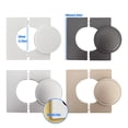 Sinyiin 100x100mm Plastic Air Conditioner Wall Hole Cover For ...