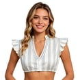 DHFJKG Cropped Tank Tops For Women Sleeveless V Neck Button Front ...