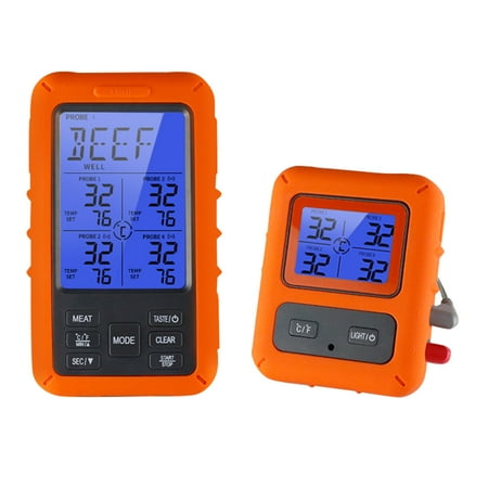 Wireless Meat Beef Thermometer Grill Roast Barbeque Digital thermometer ...