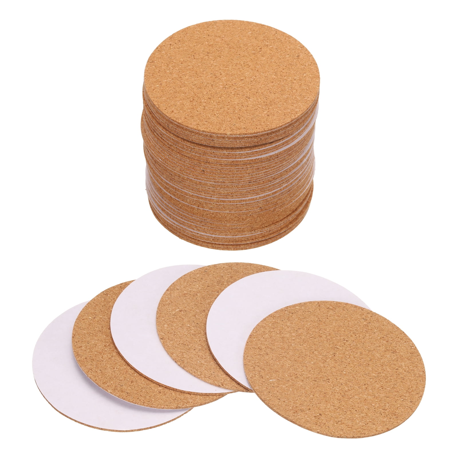Click here for Uxcell 50pcs Self Adhesive Cork Coasters 3.9X 3.9X... prices