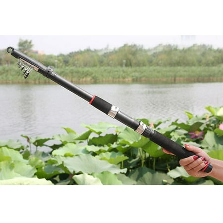 Glass Steel Fishing Rod Long Distance High Fishing Capacity Rod black 3 ...