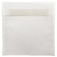 JAM Paper 4Bar Translucent Envelopes, 3 5/8 x 5 1/8, Ocean Blue, 50 ...