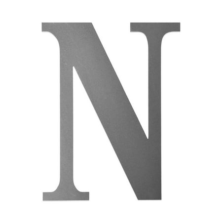 Rusted Orange CRAFTWORKS 9" Classic Metal Letter (N) Metal Alpha Letter ...