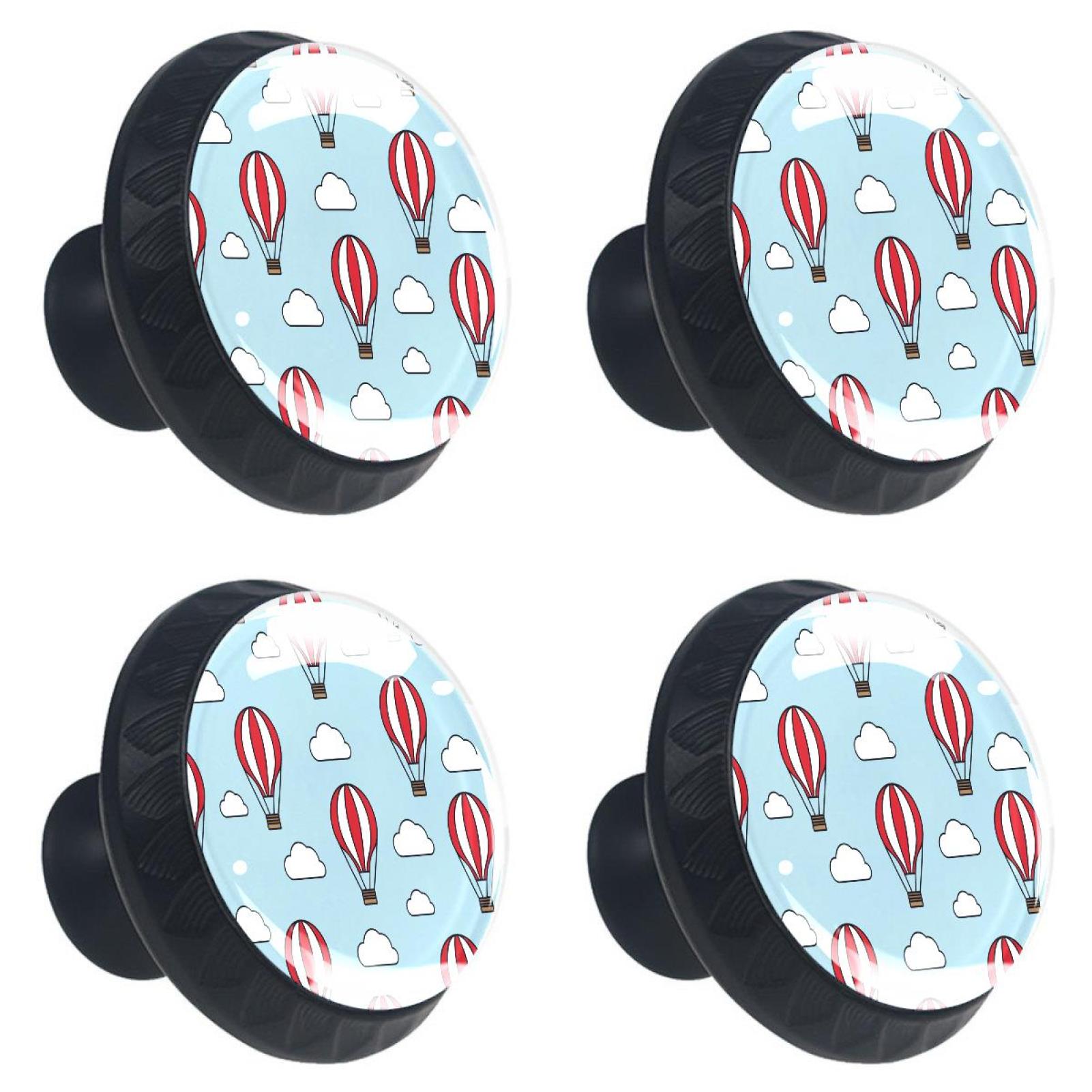 4 Pcs Hot Air Balloon Knobs for Kitchen Cabinet Cupboard Dresser Bookcase Drawer Pulls Handles ...