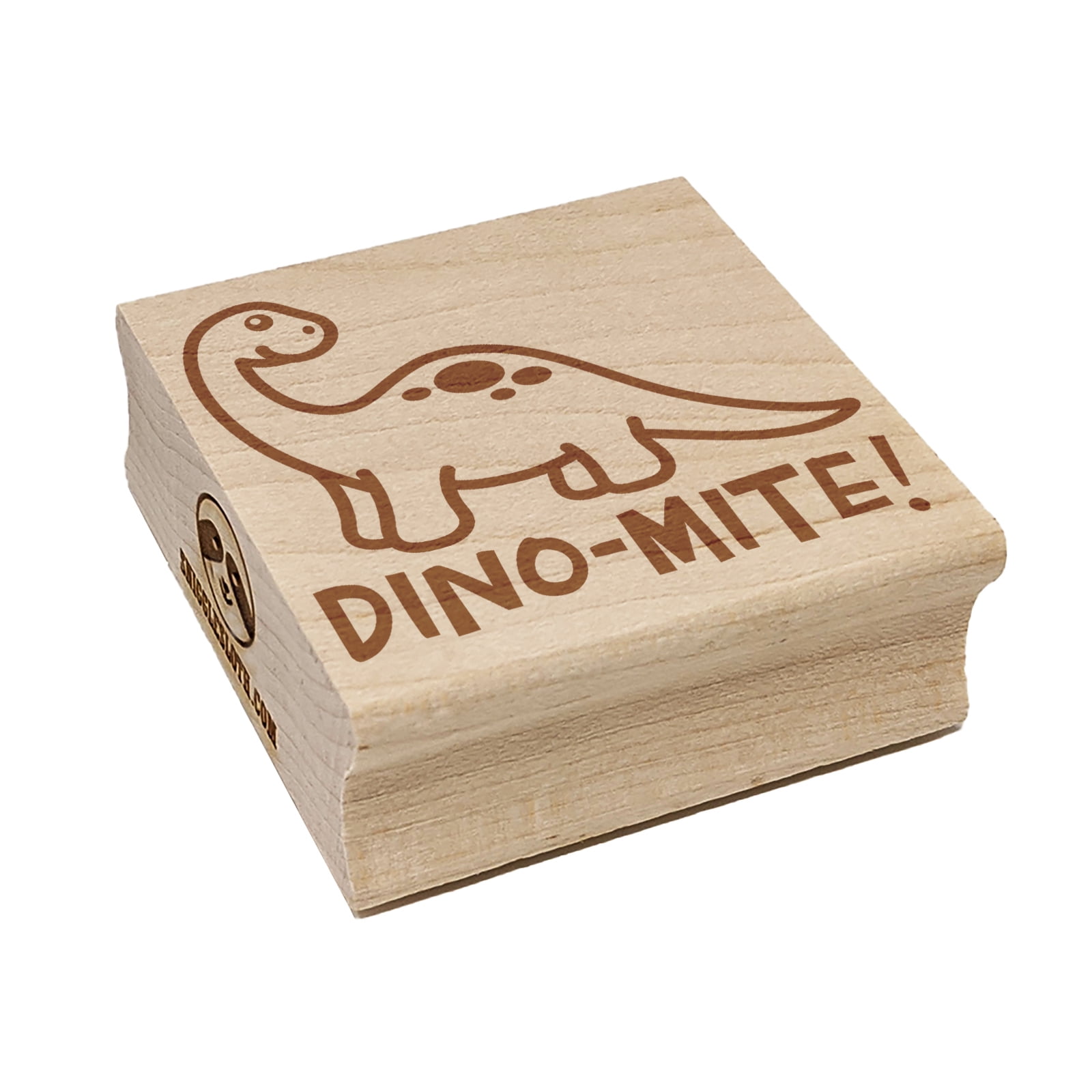 Dino-mite Dynamite Dinosaur Teacher School Recognition Square Rubber ...