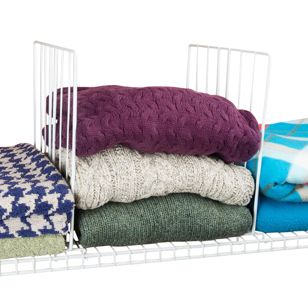 Evelots Set Of 8 Closet Shelf Dividers For Wire Shelving Wire Design