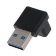 USB 3.0 Male to Female Adapter 90 Degree Extension Right Angle Adapter ...