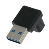 USB 3.0 Male to Female Adapter 90 Degree Extension Right Angle Adapter ...