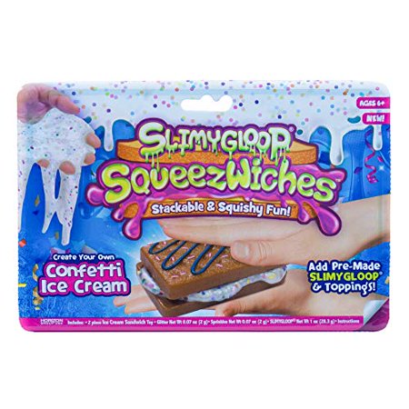 Squeezwiches Squishy Slime Confetti Ice Cream Sandwich by Horizon Group ...