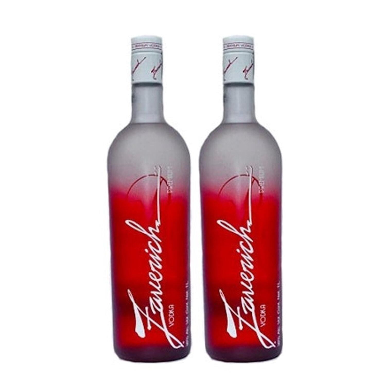 Pack de 2 Vodka Zaverich Duo Red Berry de 1 L | Bodega Aurrera en línea