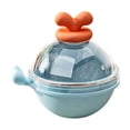 MMJ Ice Ball Maker Fish Shaped Plastic One Cavity Large Round Ice Form ...