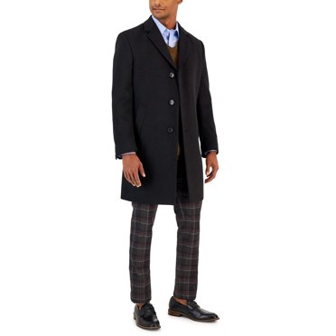 KingSize Men's Big & Tall Wool-Blend Long Overcoat - Walmart.com