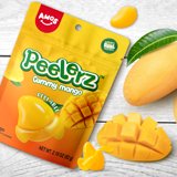 AMOS Peelerz Gummies, Peelable Mango Candy, Resealable 2.19oz Bag, Pack ...