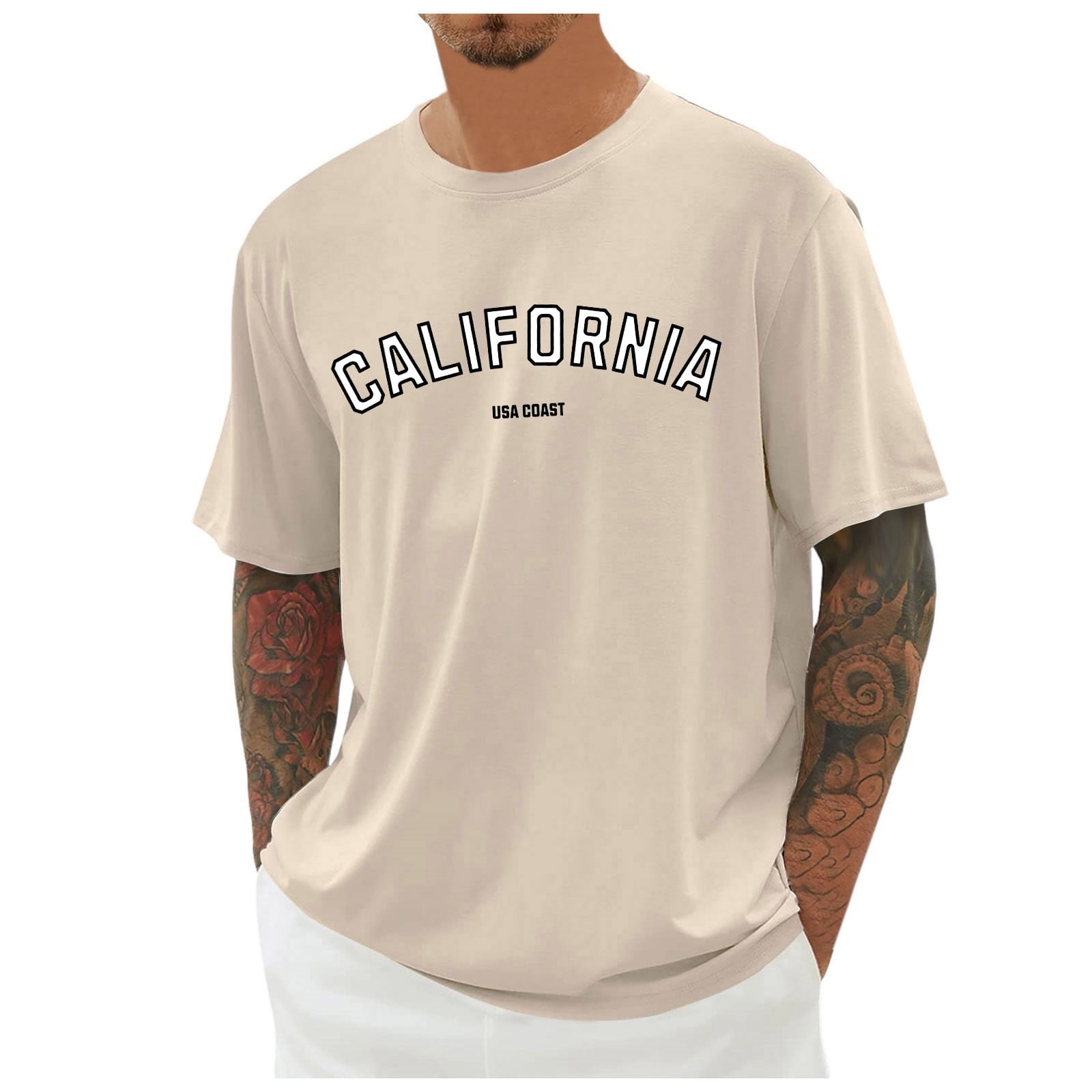 Click here for Somowi Graphic Tees For Men Summer Crew Neck Short... prices