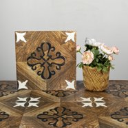 Home Dynamix Durable Stick-On Floor Tiles: KD0208 Brick, Box of 20 ...