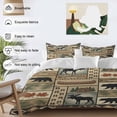 Animal Silhouette Patchwork 4 Piece Duvet Cover Set Twin Size Country ...