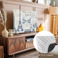 Vintage Art TV Dust Cover 24 Inch, International Buildings Paris Towers ...