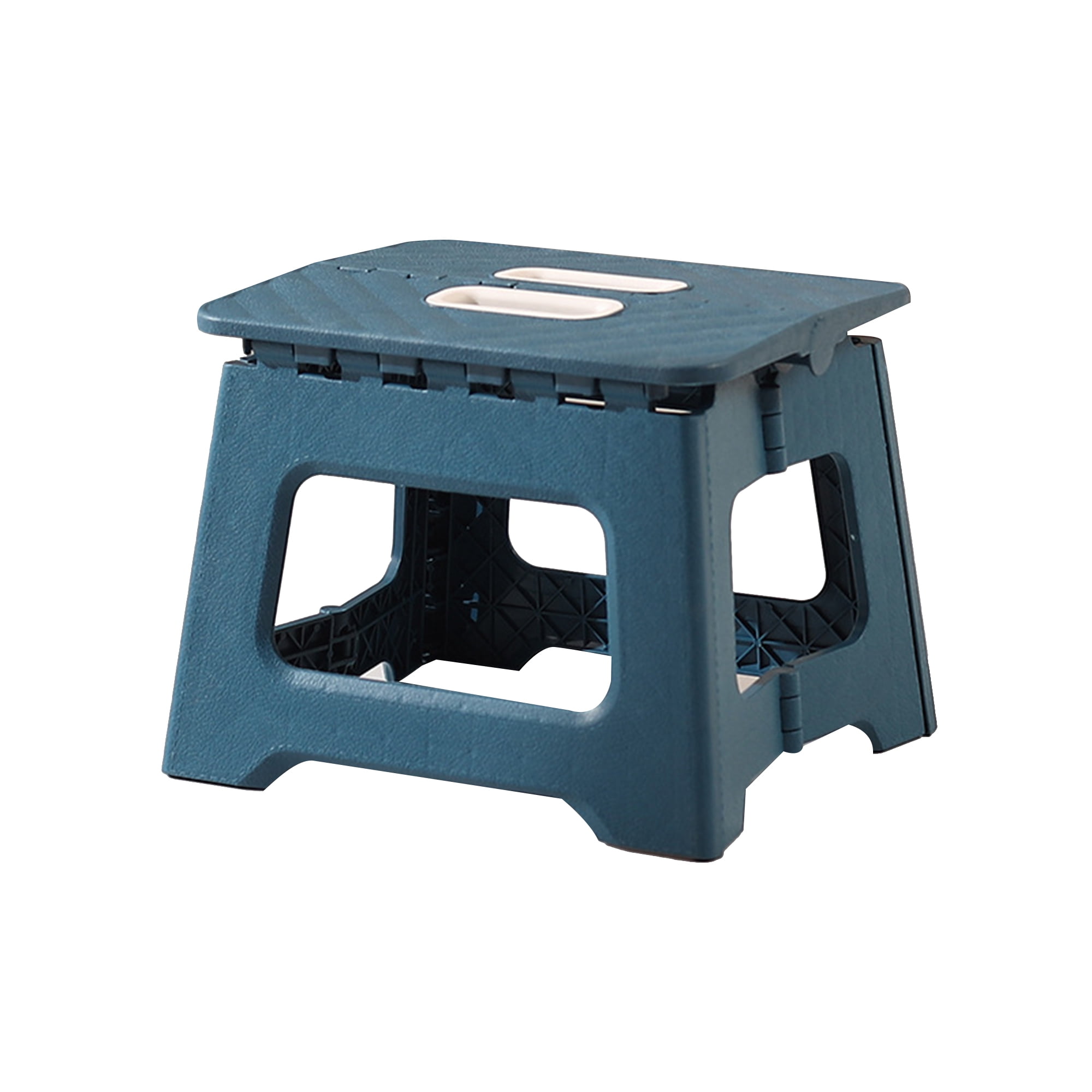Cipaher Folding Step Stool Plastic Foldable Step Stool, Blue - Walmart.com