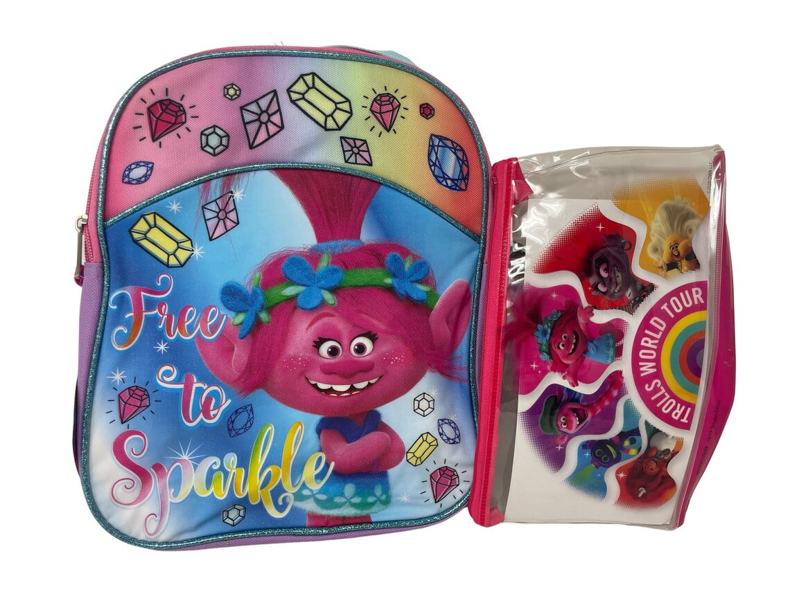 Trolls 11 Inches Mini Backpack Plus Pencil Case - Walmart.com