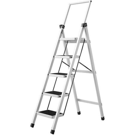 Step ladders Foldable 3 Step Ladder Heavy Duty Metal Step Ladder Stool ...