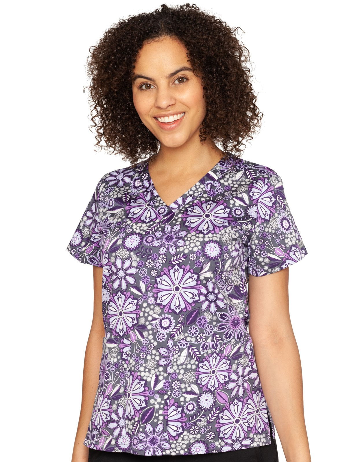 Med Couture Print Scrub Tops Vicky - Walmart.com