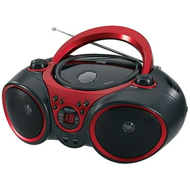 Blackweb Bluetooth CD Player with FM Radio, Red and Black - Walmart.com