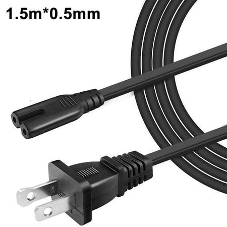 Power Cord Two-core Suffix Ac Power Adapter Cable Is Suitable | Walmart ...