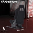 Supllueer Racing Rear Seat Stand with Double Locking Slides Racing Seat ...