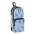 Backpack Pencil Case, 3 Compartment Large Capacity Oxford Fabric Pencil ...