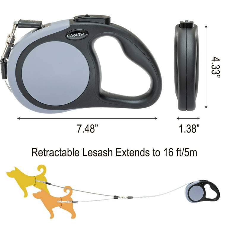 Dual Retractable Dog Leash