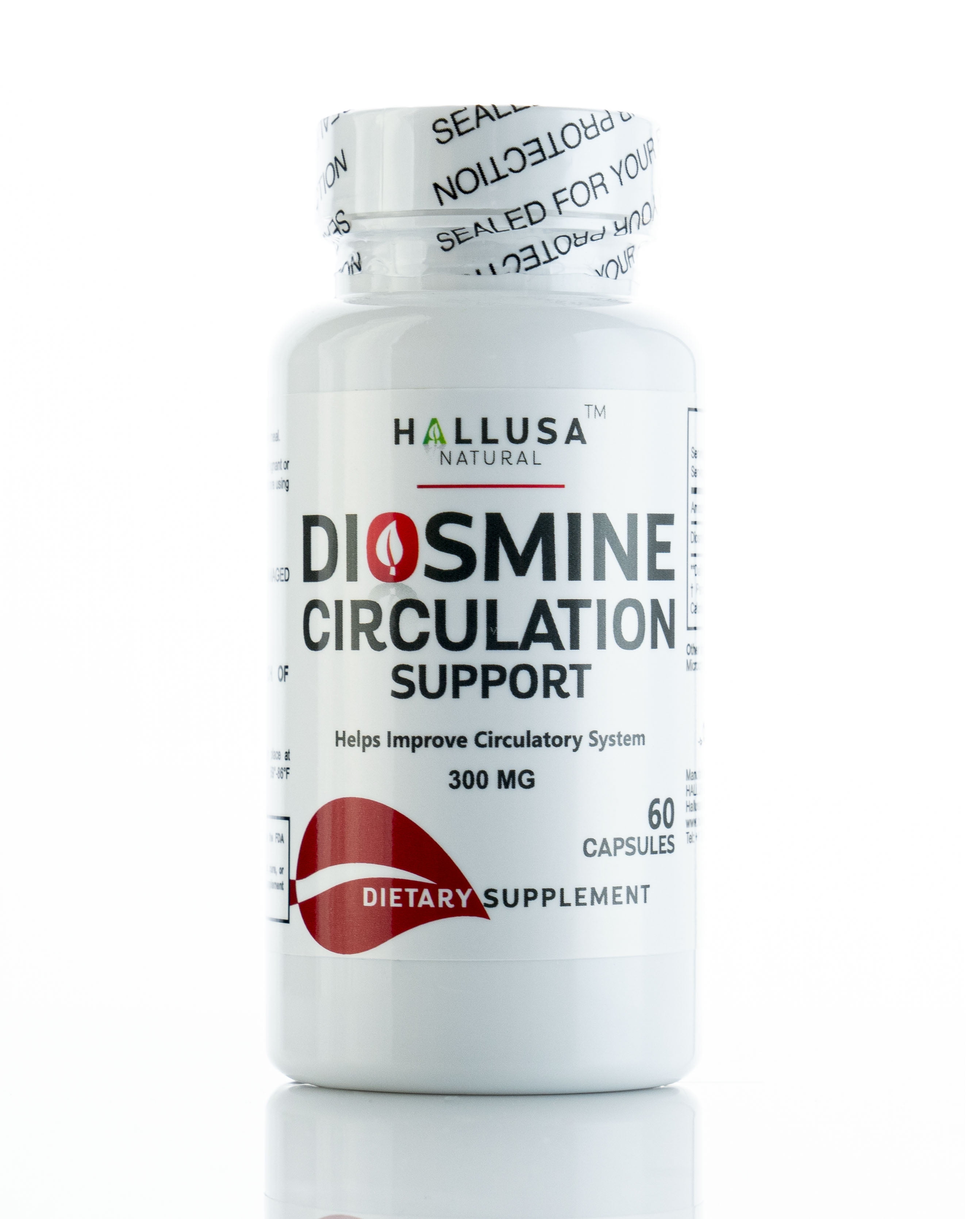 Hallusa Natural Diosmin Supplement for Circulation and Veins Support ...