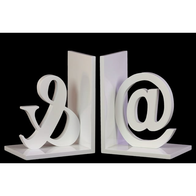 Urban Trends Collection: Wood Alphabet Bookend Coated Finish - Walmart.com