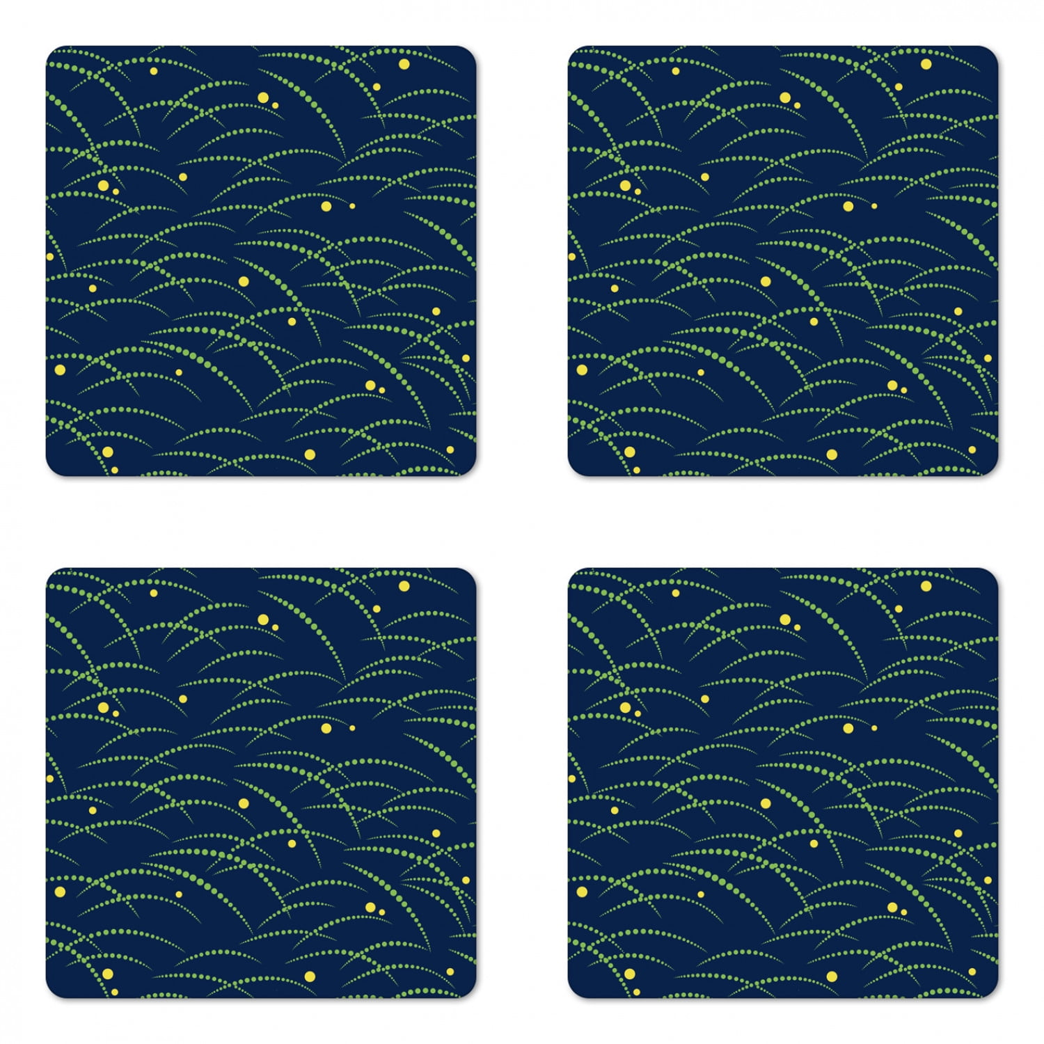 Japanese Coaster Set of 4, Tsuyushiba Japanese Traditional Pattern ...