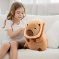 12 Inch Capybara Plush with Removable Bread Neck Pillow - Ultra Soft ...