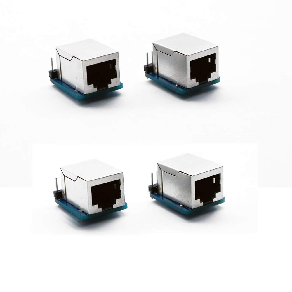 Treedix 4 Pcs RJ45 8-pin Connector (8P8C) and Breakout Board Kit ...