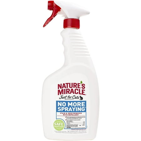 Nature's Miracle No More Spraying Just for Cats Stain & Odor Remover ...