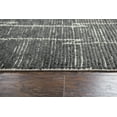 Rizzy Home Berkley Gray Lines Shag 18" x 18" Area Rug - Walmart.com